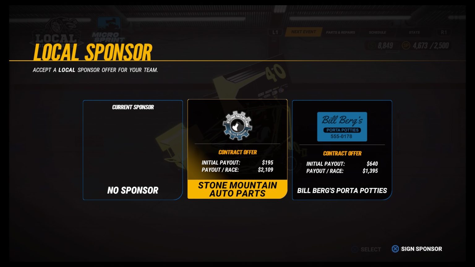 World of Outlaws: Dirt Racing 24 Career Mode – Sponsors - World of ...